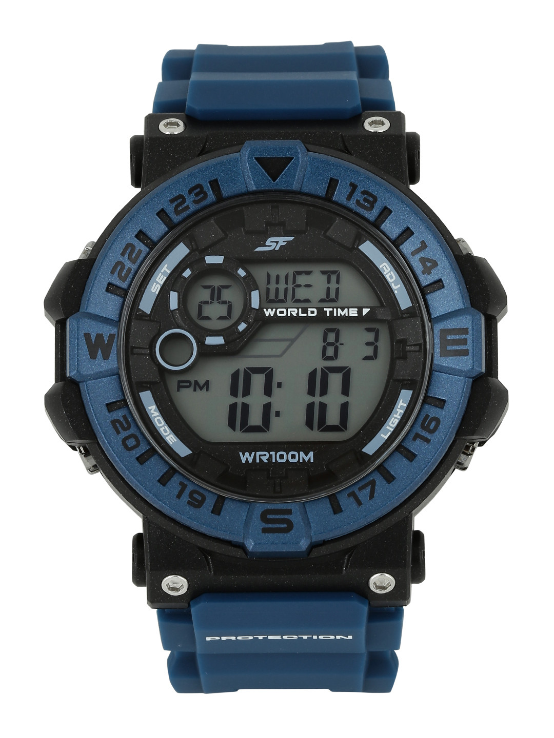 Buy Sonata Ocean Series Men Blue Digital Watch 77061PP03 - Watches for ...