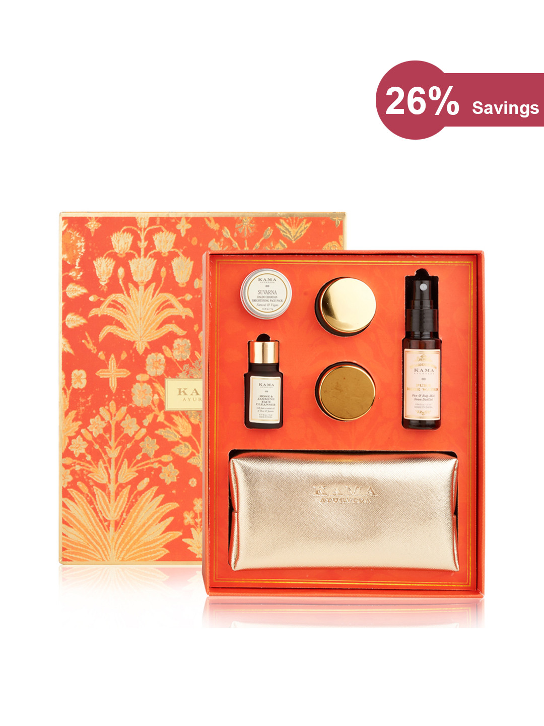 Buy Kama Ayurveda Gold Glow Gift Box - Skin Care Gift Set for Unisex ...