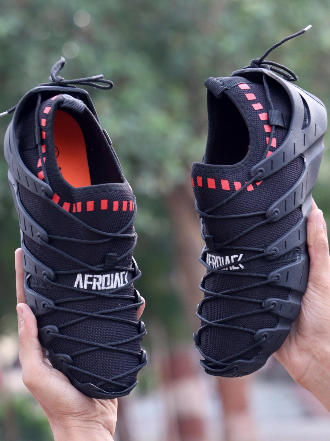 Buy AfroJack Men Black Printed Laced Sneakers - Casual Shoes for Men ...