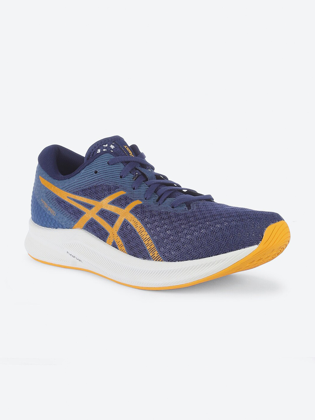 Buy ASICS Men Navy Blue Hyper Speed 2 Running Non Marking Shoes ...