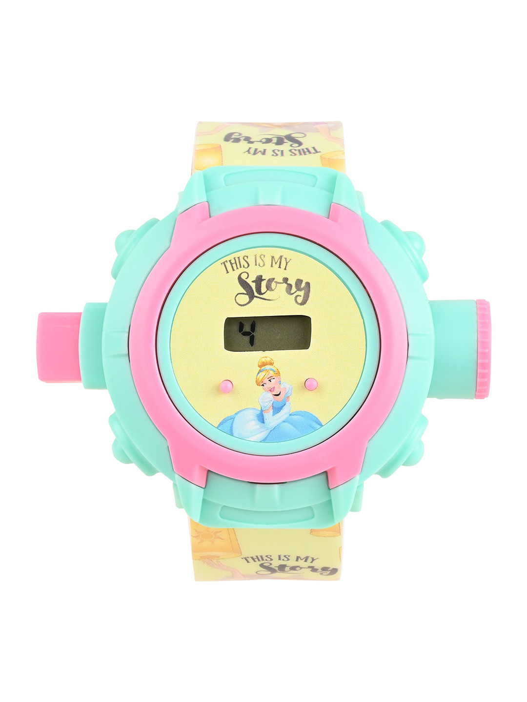 Buy Disney Girls Frozen Multicoloured Dial & Straps Digital Multi ...
