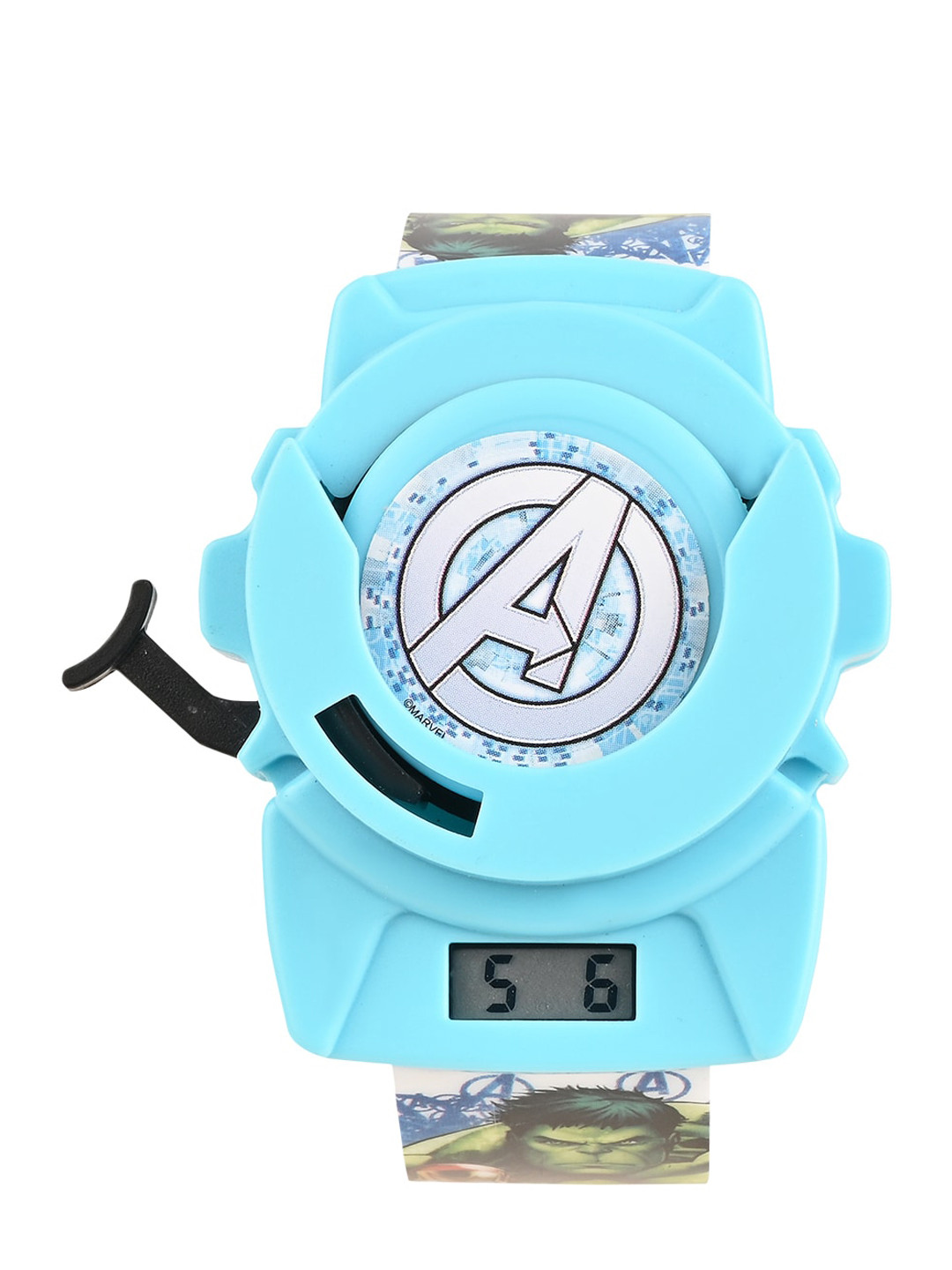 Buy Marvel Boys Avenger Printed Dial & Straps Multi Function Disc ...
