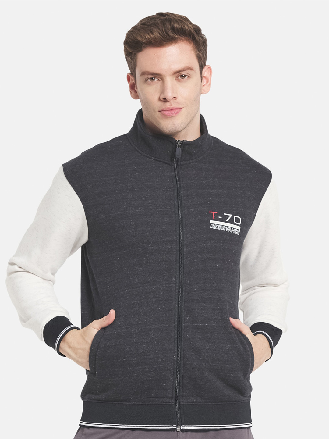 Buy Octave Men Colourblocked Sweatshirt - Sweatshirts for Men 20163854 ...