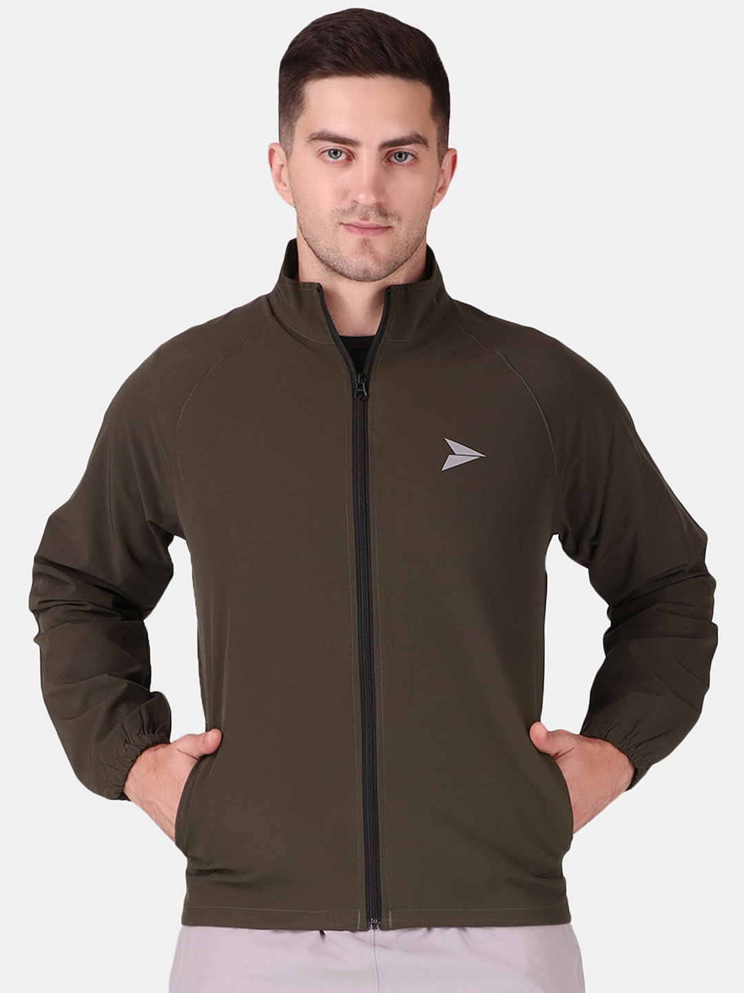 Buy FITINC Men Windcheater And Water Resistant Running Rapid Dry Sporty ...