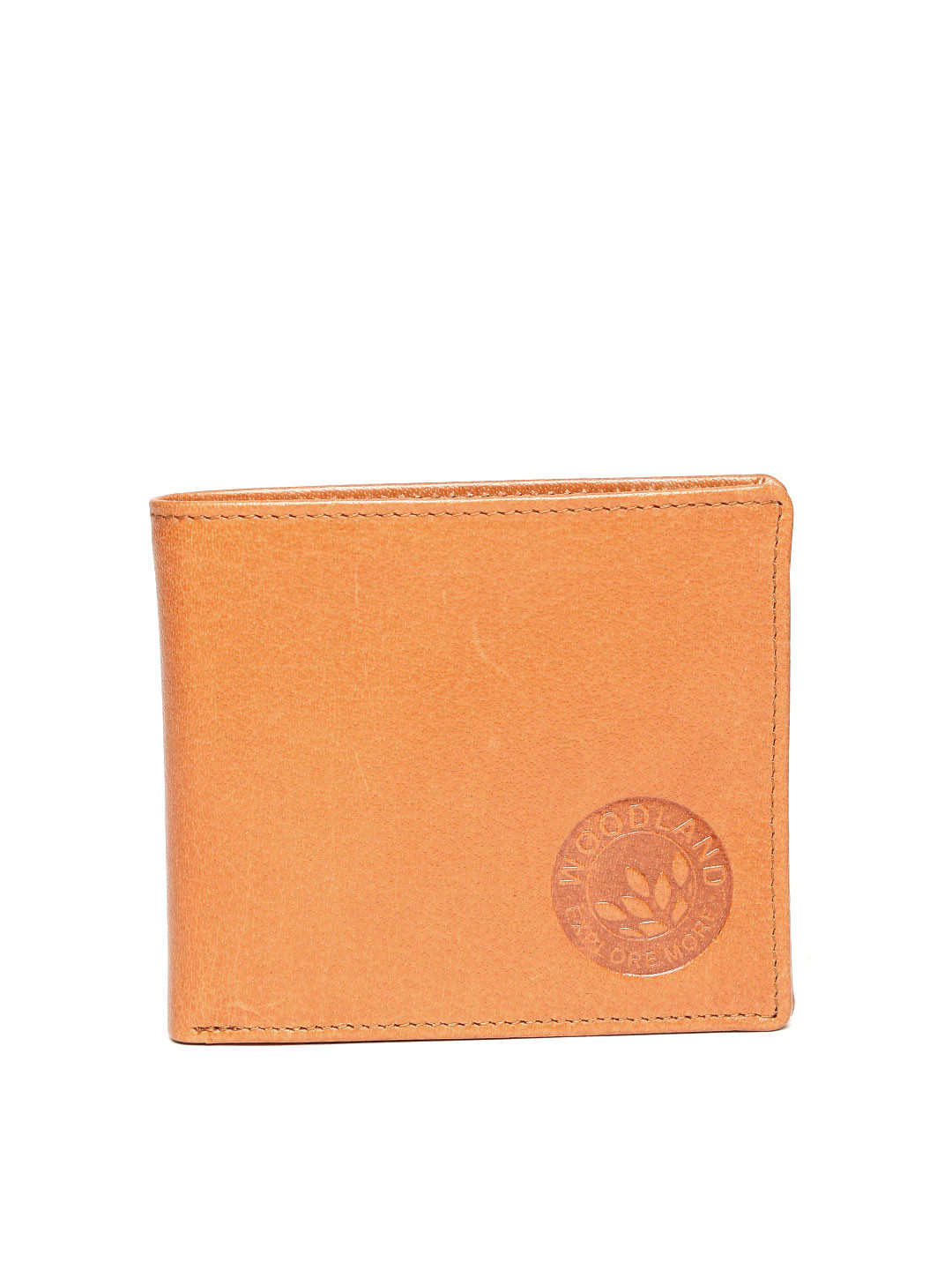 Buy Woodland Men Tan Brown Two Fold Leather Wallet - Wallets for Men ...