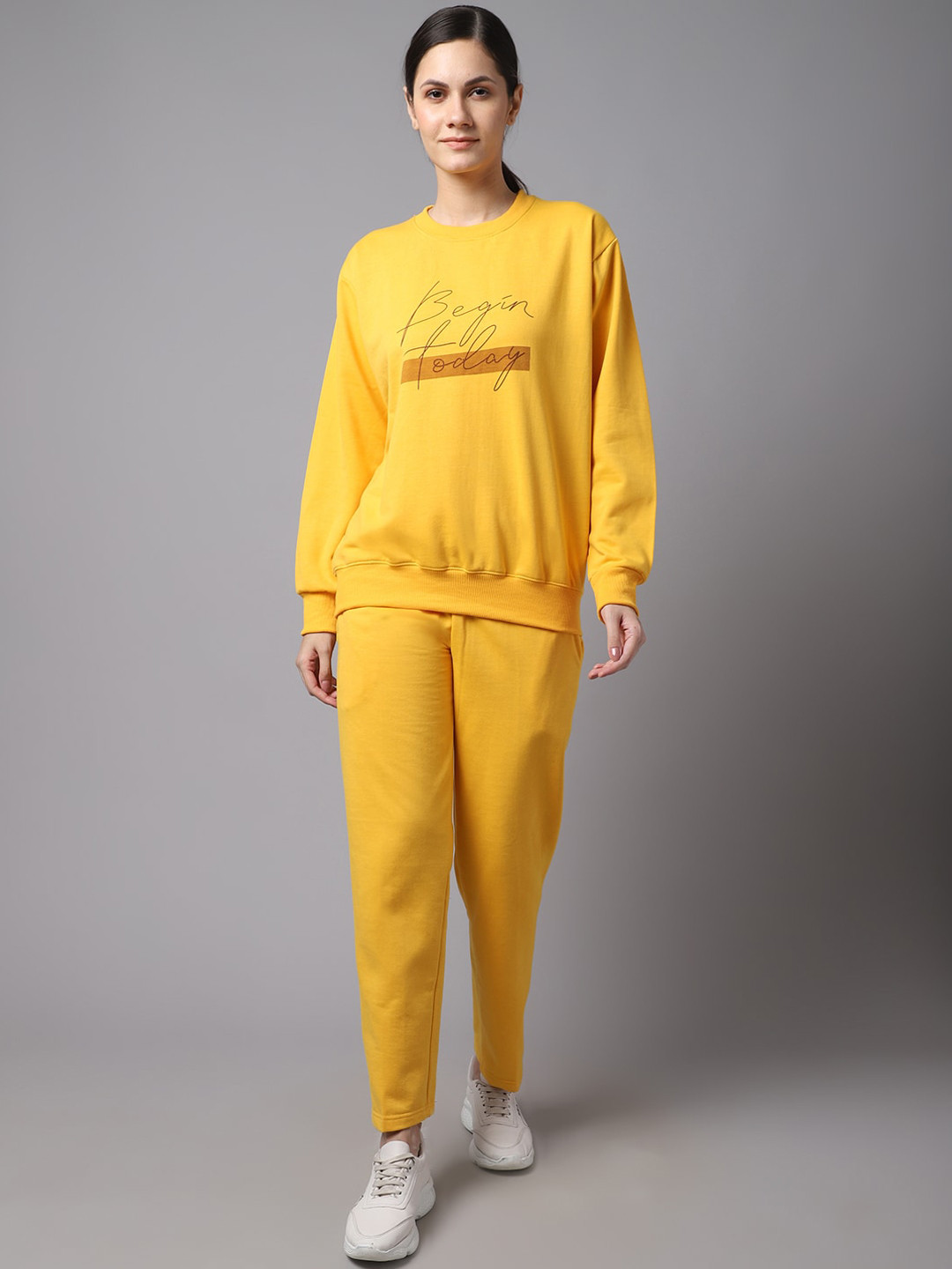 Buy MACK JONNEY Women Printed Pure Fleece Cotton Tracksuit - Tracksuits ...