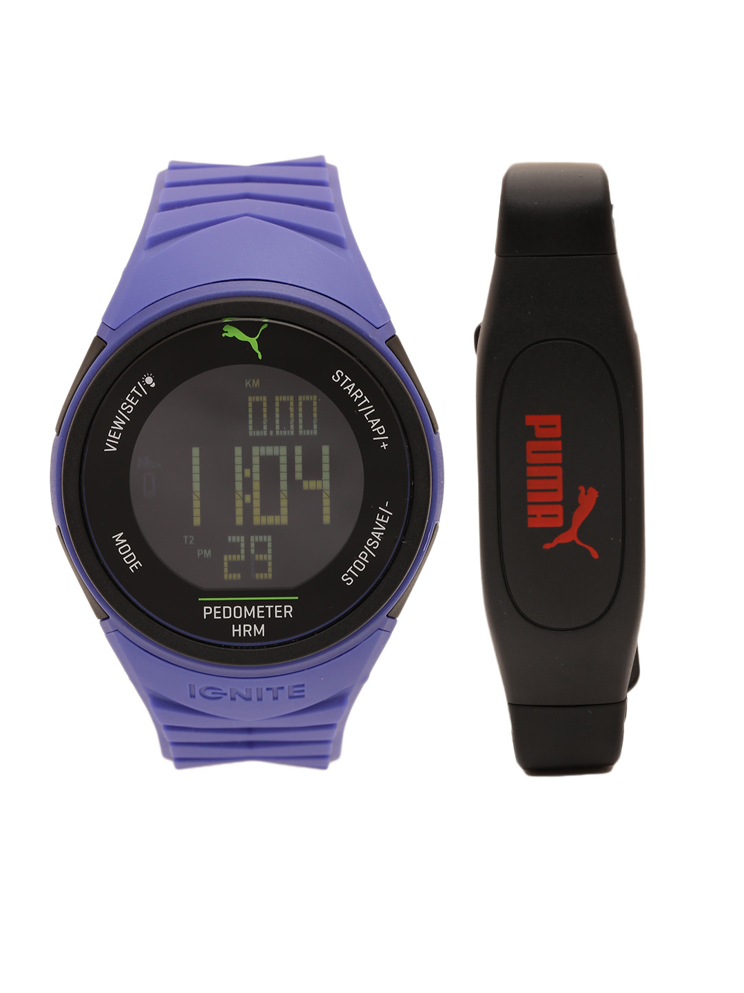 Buy Puma Unisex Blue Digital Watch With Fitness Band PU911351001 ...