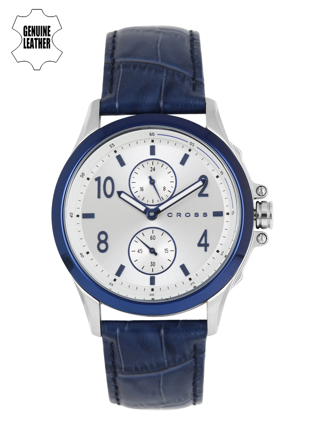 Buy Cross Men Silver Toned Analogue Watch CR8043 - Watches for Men ...