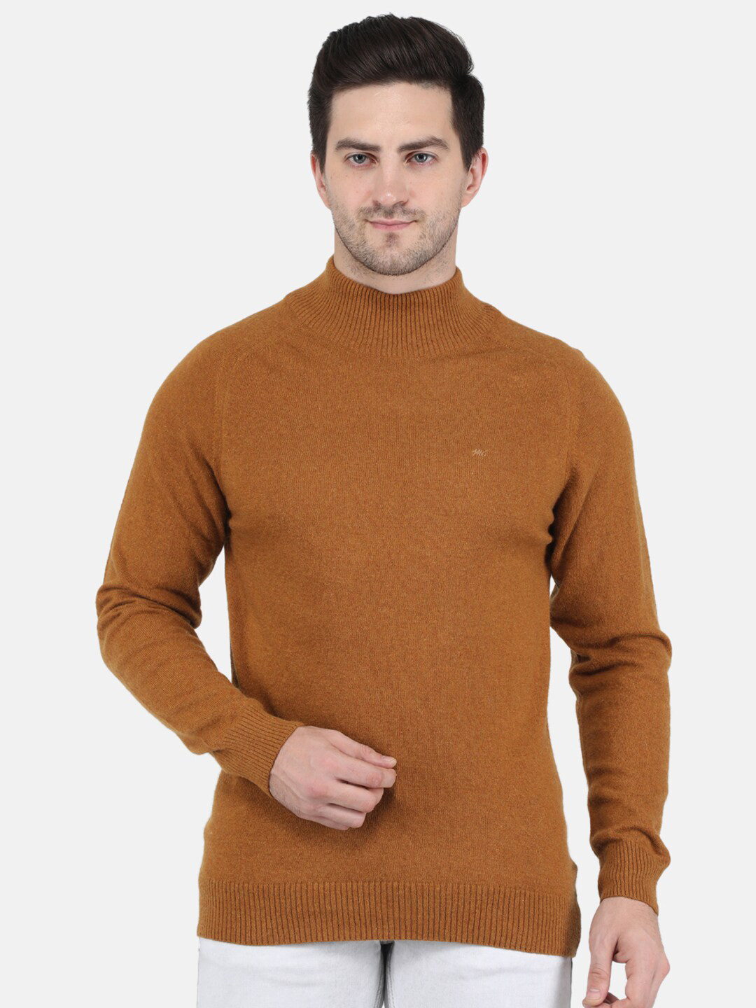 Buy Monte Carlo Men Rust Pullover - Sweaters for Men 20196198 | Myntra