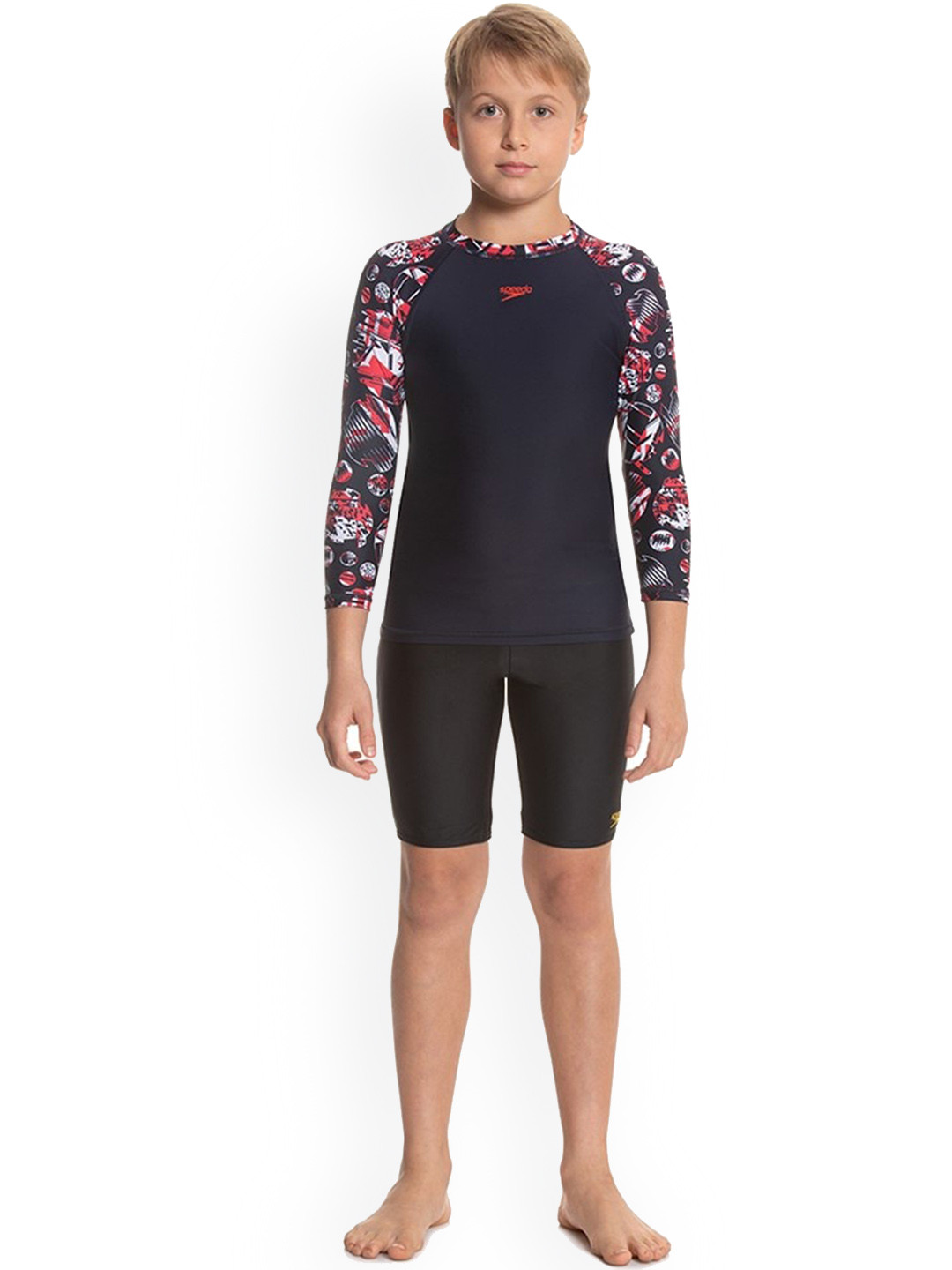 Buy Speedo Boys Solid Swim Top - Swim Tops for Boys 20199192 | Myntra