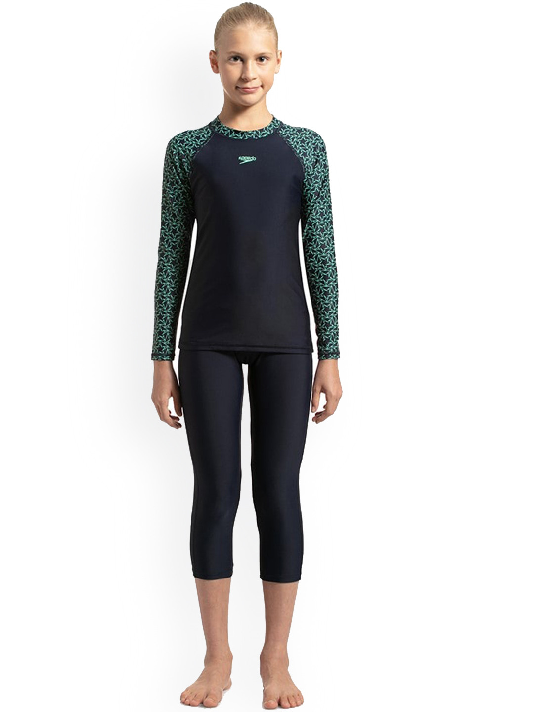 Buy Speedo Girls Solid Swim Top - Swim Tops for Girls 20199220 | Myntra