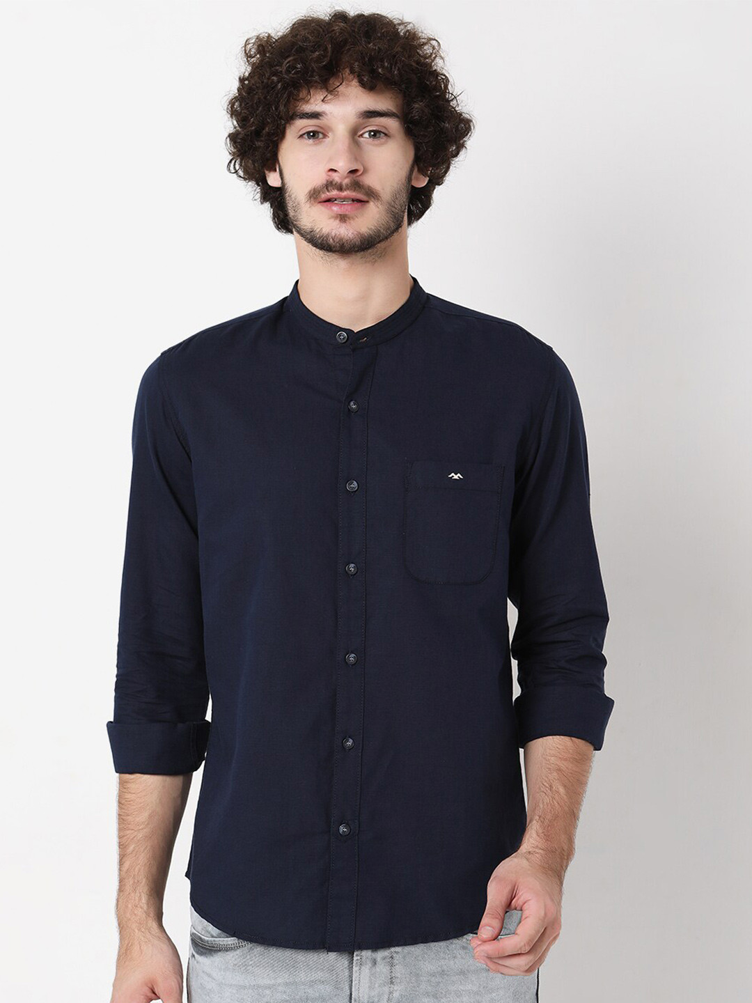 Buy Mufti Men Classic Slim Fit Casual Shirt - Shirts for Men 20204824 ...