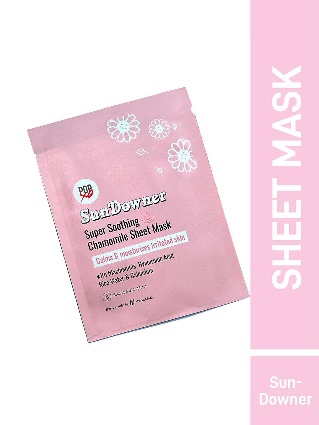 Buy MyGlamm PoPxo Sundowner Soothing Chamomile Sheet Mask With ...