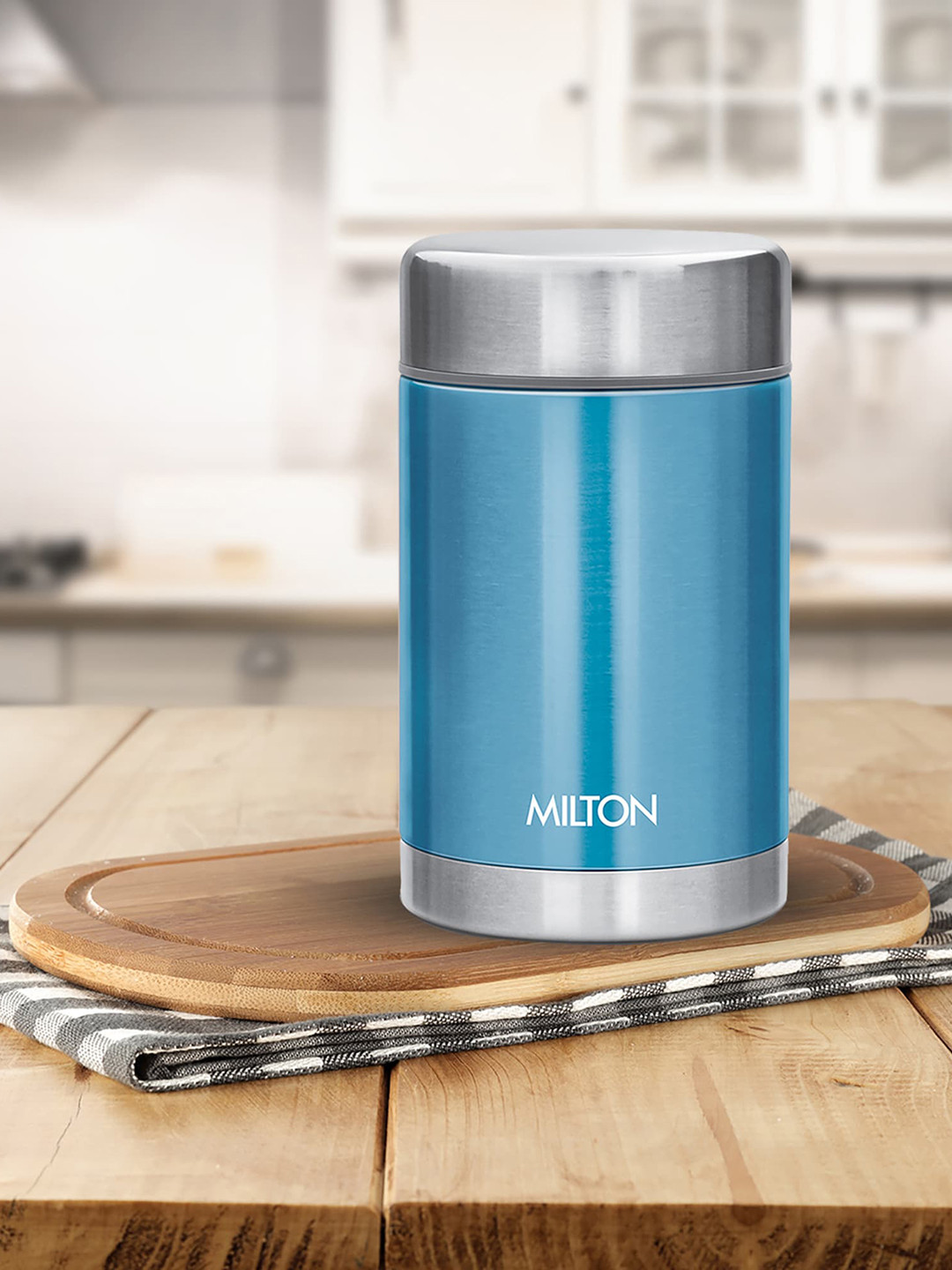 Buy Milton Blue Cruet 550 Thermosteel Hot & Cold Soup Flask 515 Ml ...