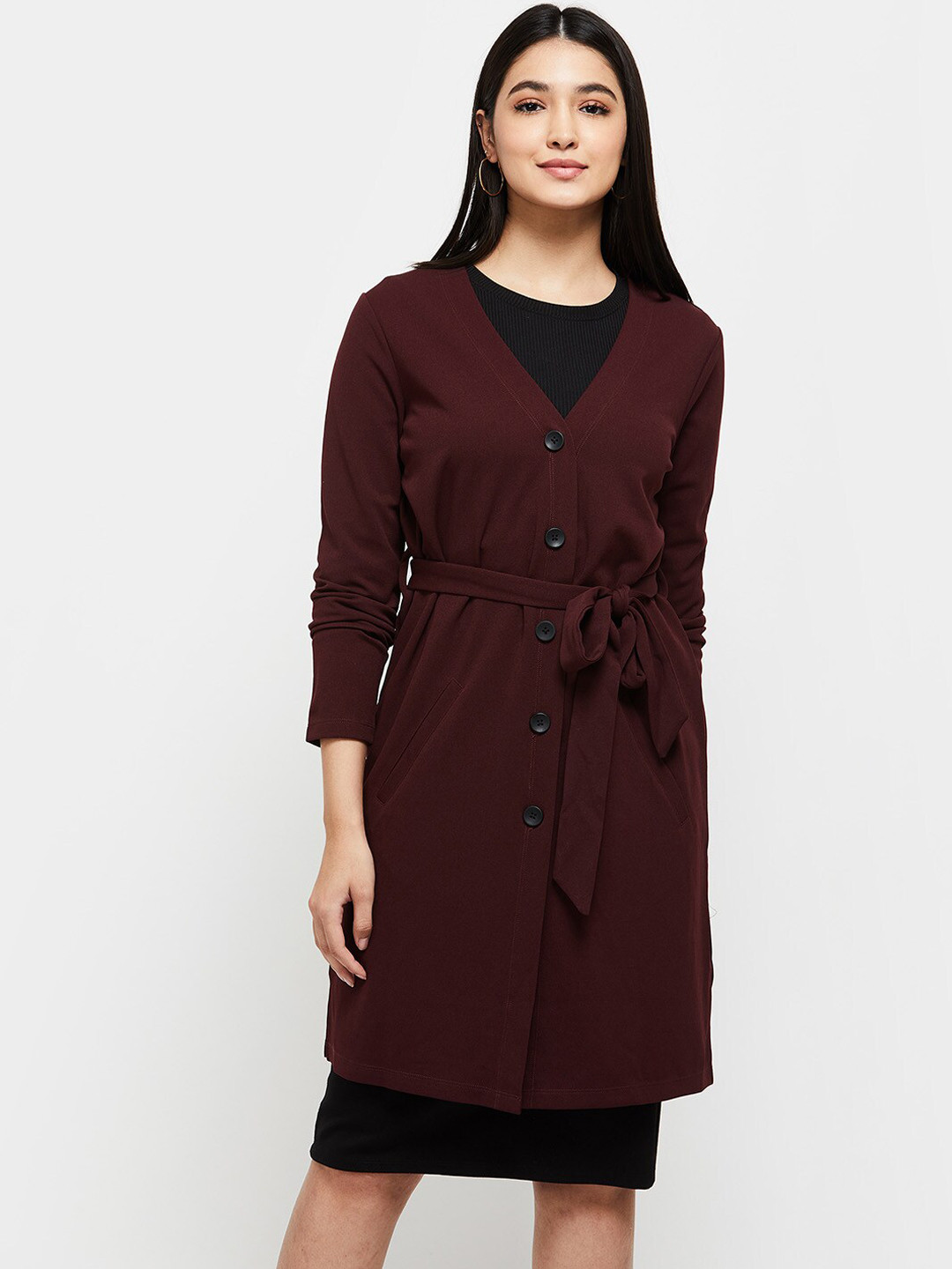 Buy Max Women Windcheater Longline Tailored Jacket - Jackets for Women ...