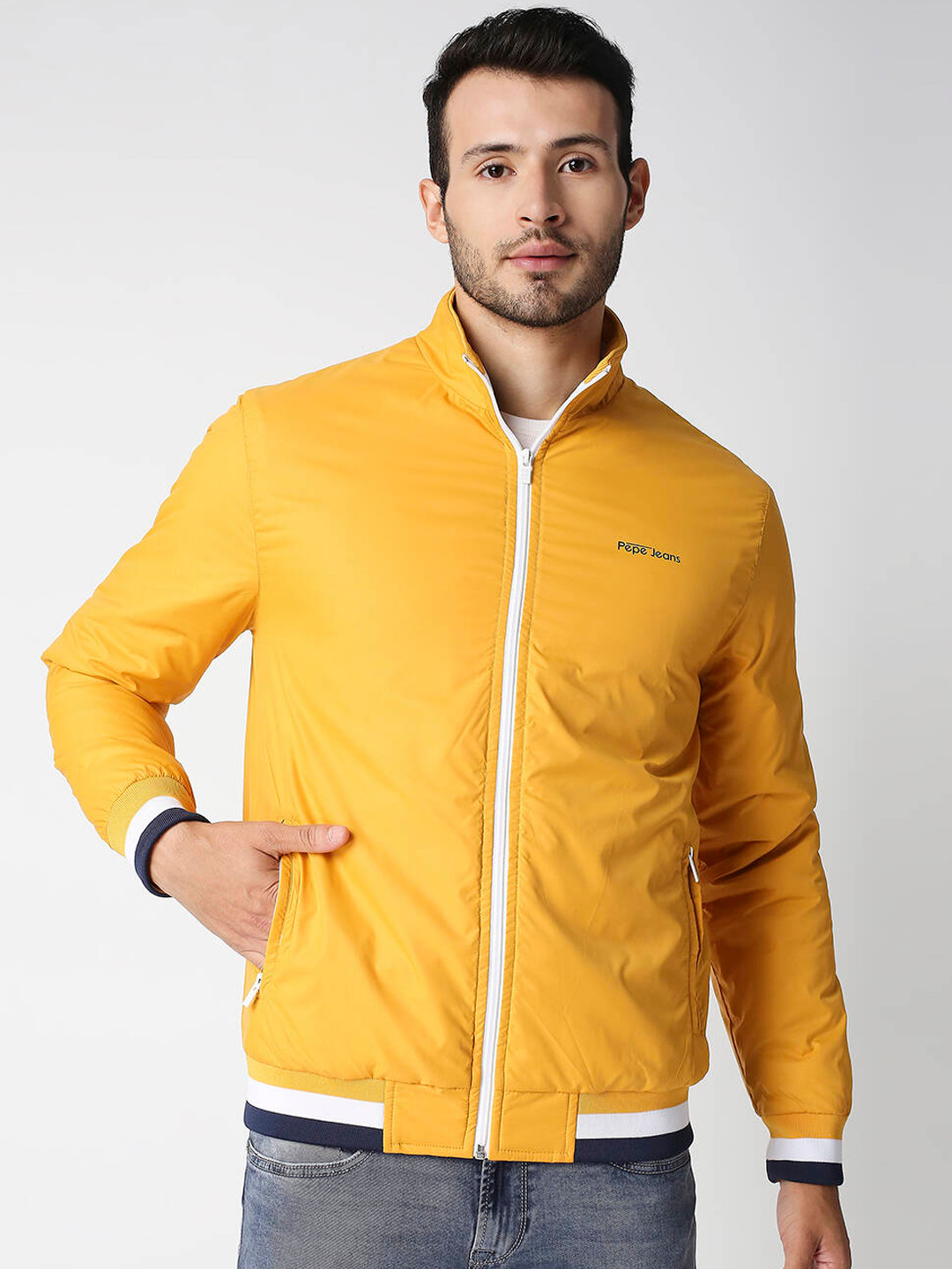 Buy Pepe Jeans Men Outdoor Sporty Jacket - Jackets for Men 20215498 ...