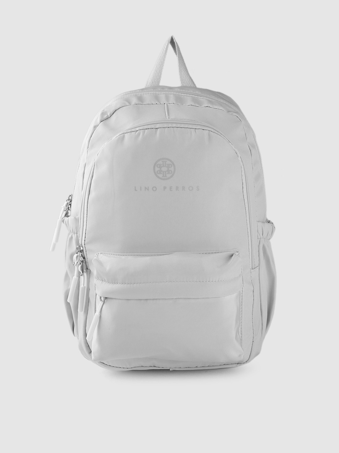 Buy Lino Perros Women Grey Solid Backpack 28 Litres - Backpacks for ...