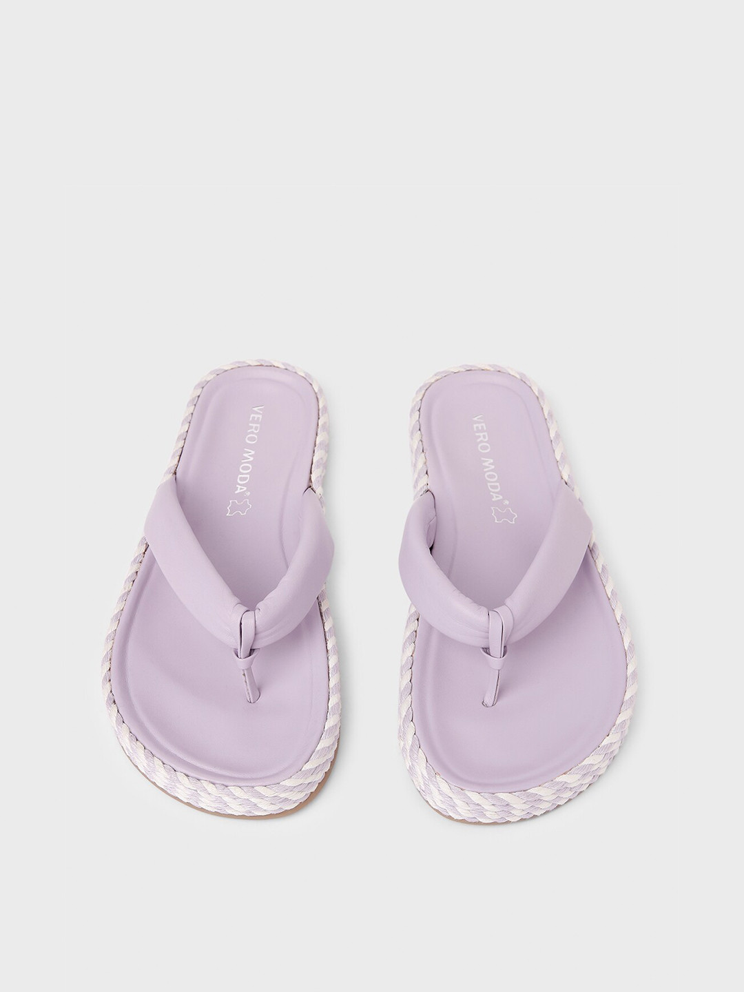 Buy Vero Moda Women Purple Thong Flip Flops - Flip Flops for Women ...