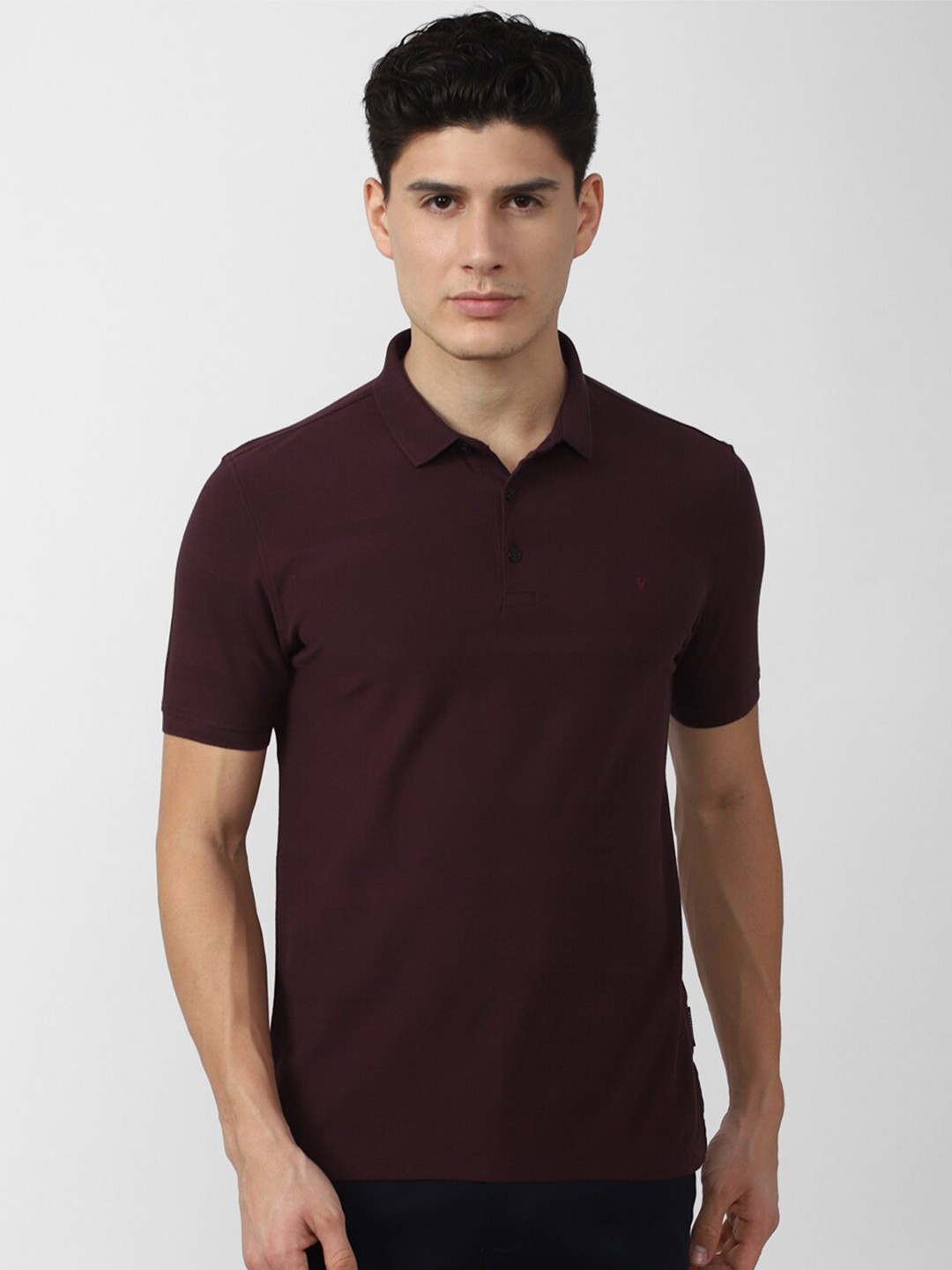 Buy V Dot Men Polo Collar Slim Fit T Shirt Tshirts For Men 20217586
