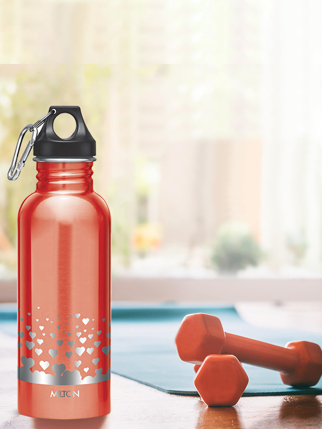 Buy Milton Red Alive 750 Stainless Steel Bottle 750 Ml - Water Bottle ...