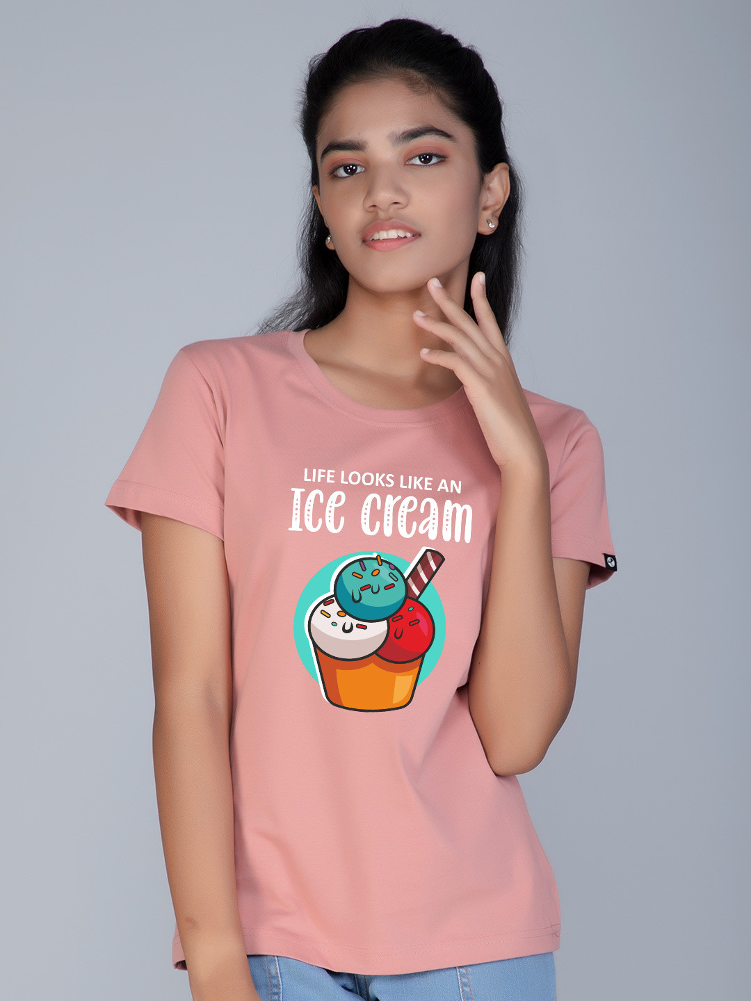 Buy Teeshut Girls Typography Printed Pure Cotton T Shirt - Tshirts for ...