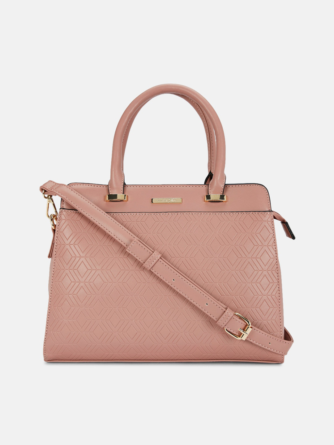 Buy Forever Glam By Pantaloons Textured Swagger Satchel - Handbags for ...