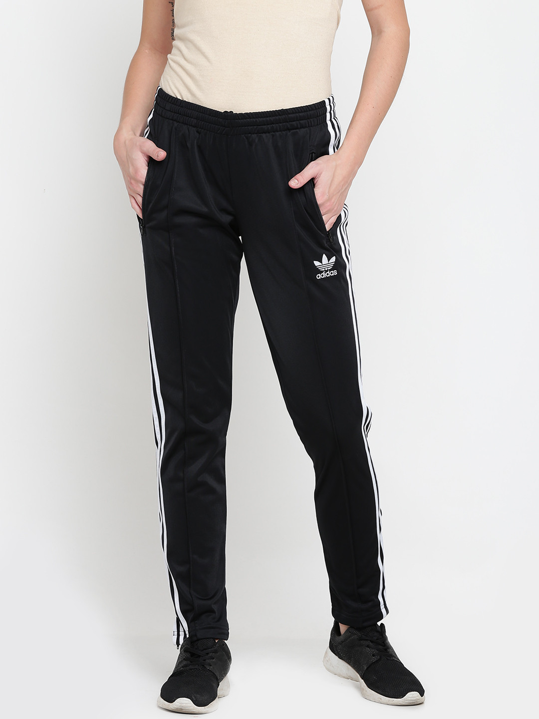 Buy ADIDAS Women Originals Black Super Star Track Pants - Track Pants ...