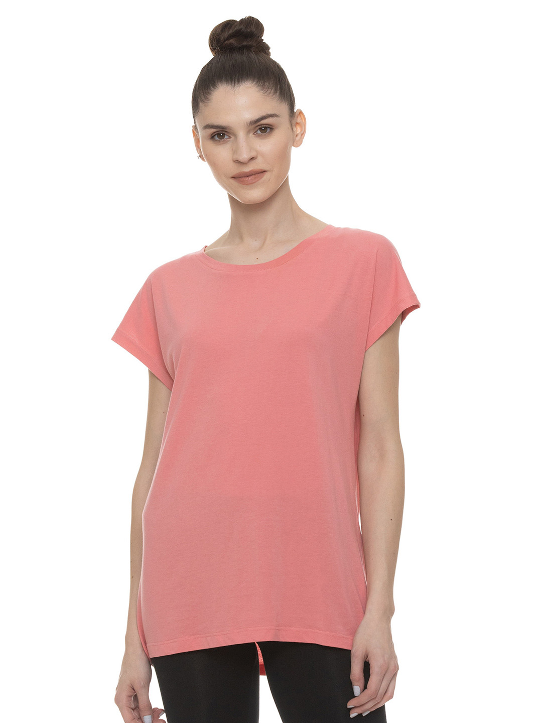 Buy UNMADE Women Pink Extended Sleeves Oversized T Shirt - Tshirts for ...
