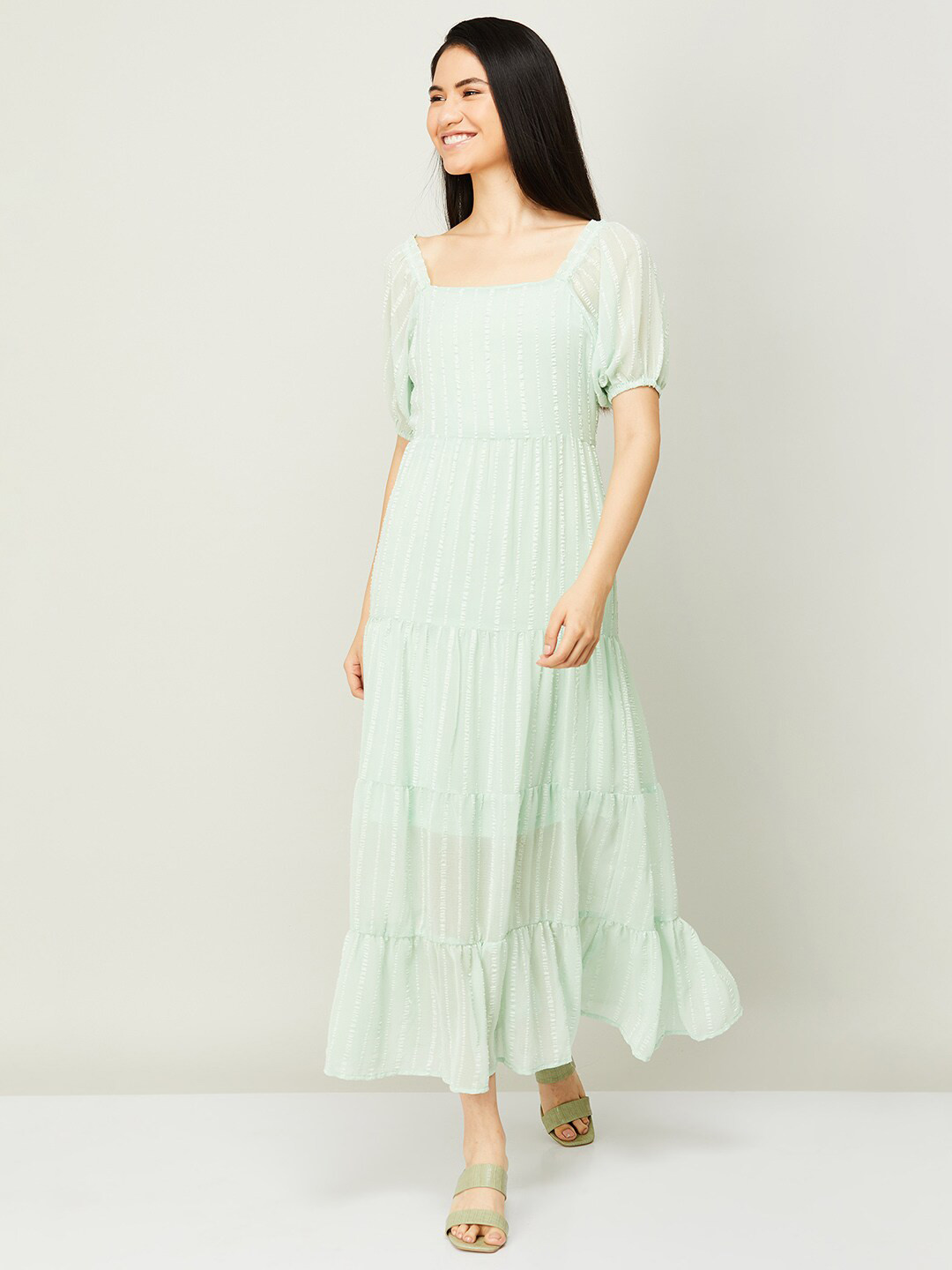Buy CODE By Lifestyle Green Maxi Dress - Dresses for Women 20236000 ...
