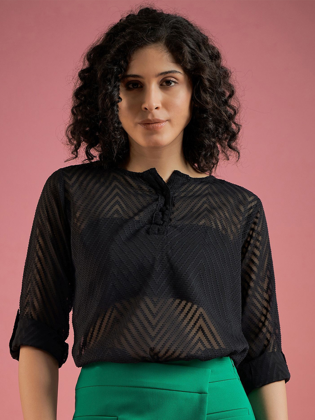 Buy DressBerry Women Self Design Top - Tops for Women 30437356 | Myntra