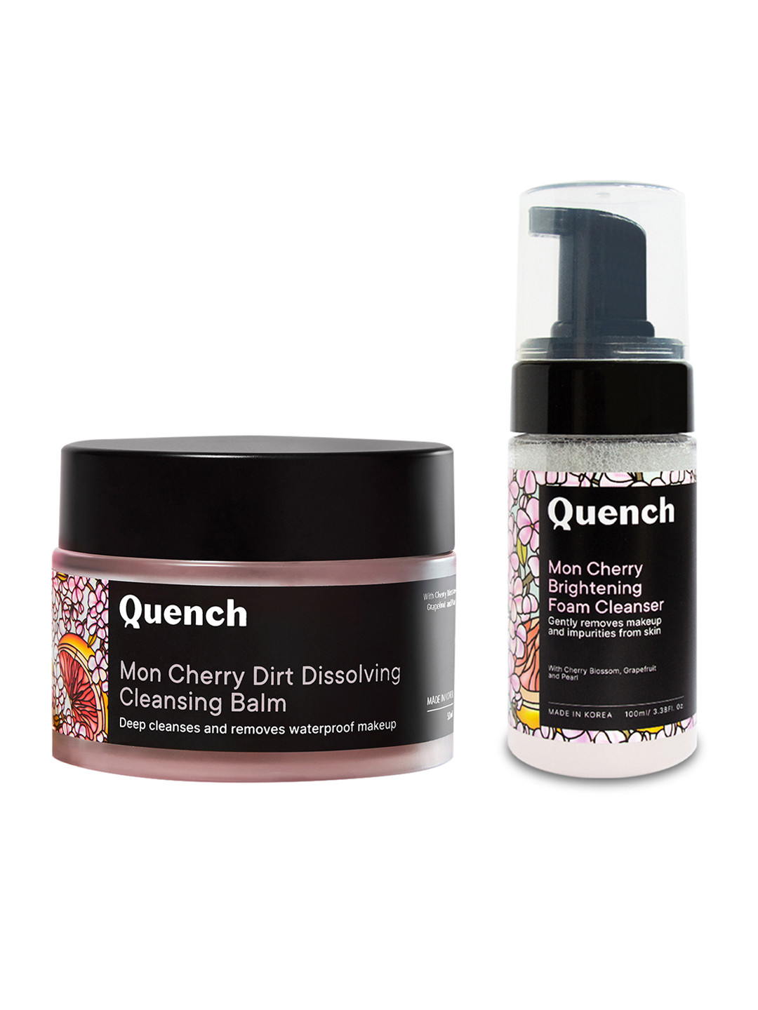 Buy Quench Cherry Blossom Face Wash 100ml & Mon Cherry Dirt Dissolving ...