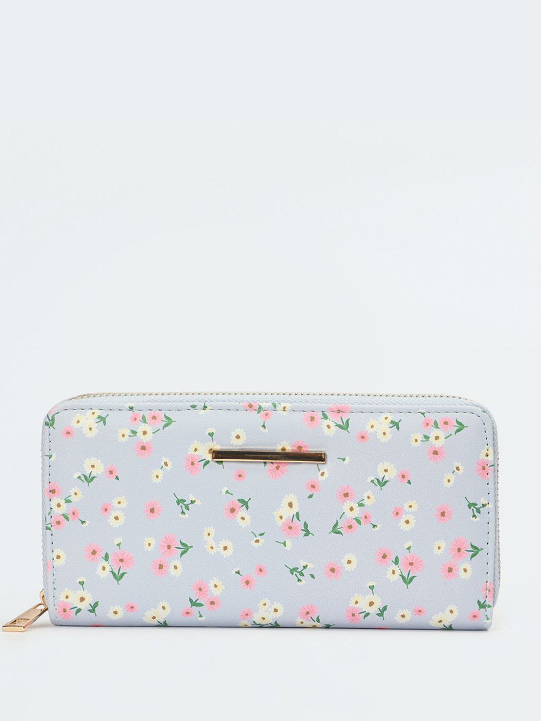 Buy Max Women Floral Printed PU Zip Around Wallet - Wallets for Women ...