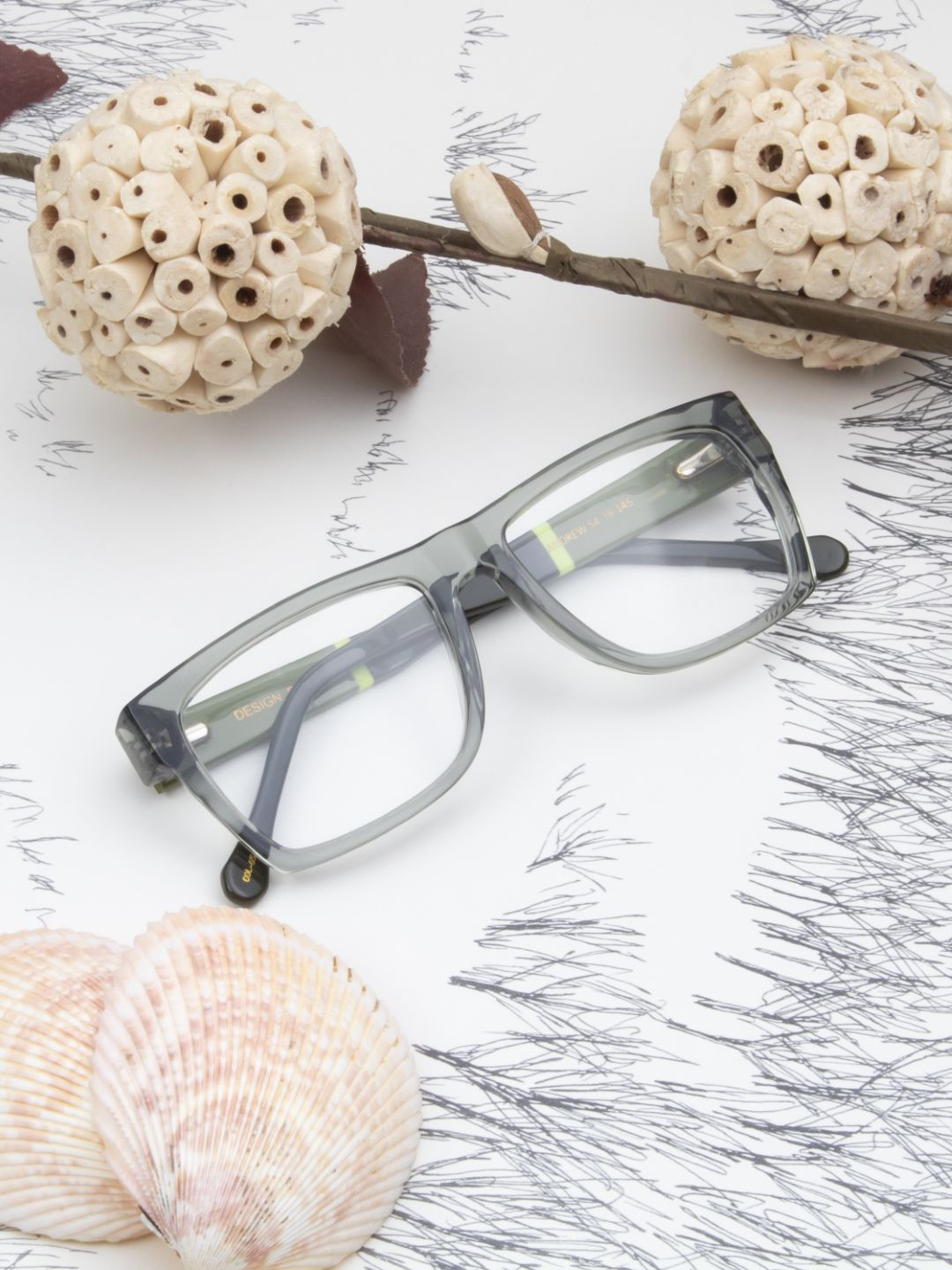 Buy Ted Smith Unisex 100% Acetate Full Rim Wayfarer Frames - Frames for ...