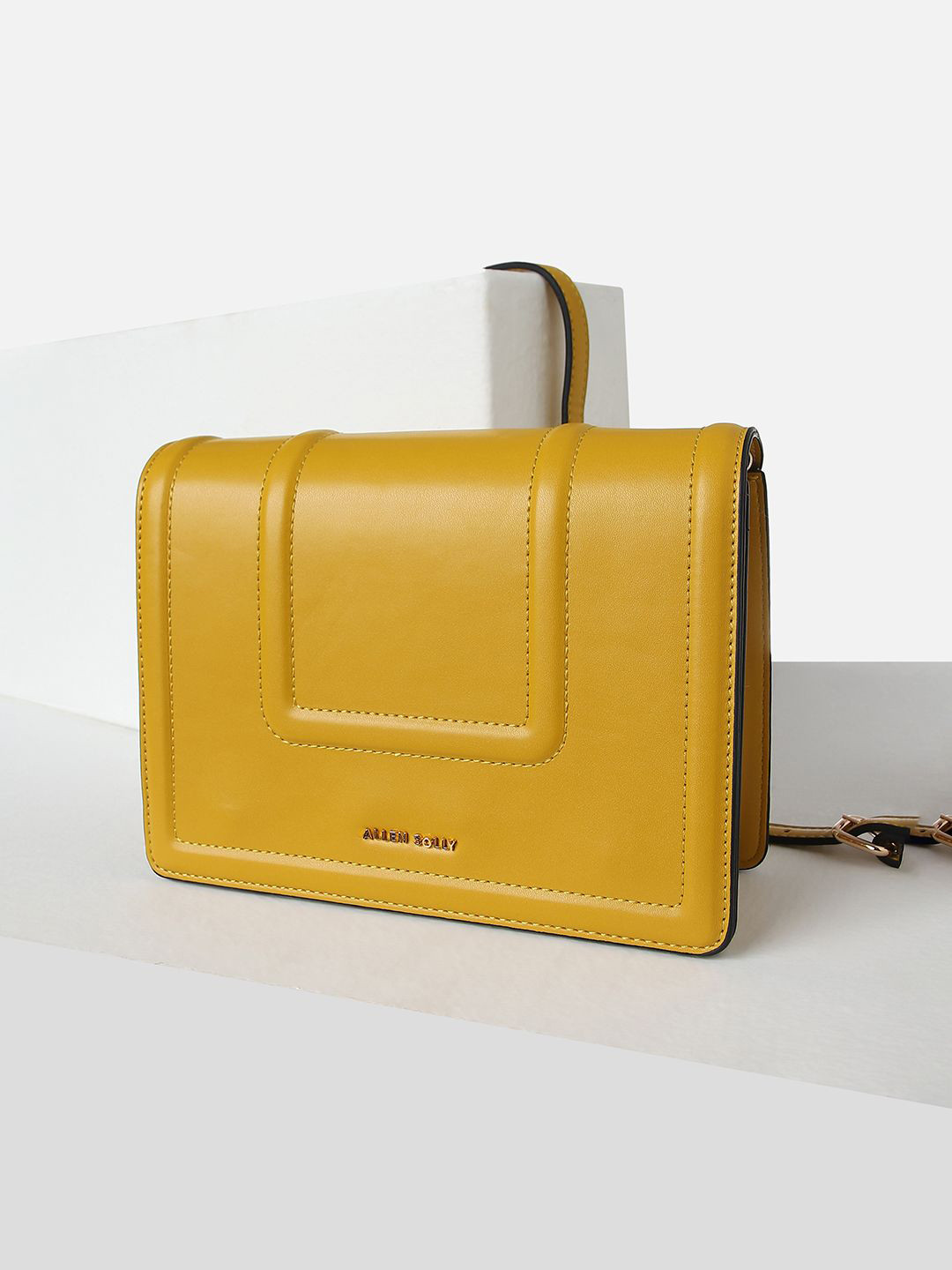 Buy Allen Solly Woman PU Structured Handheld Bag With Fringed ...