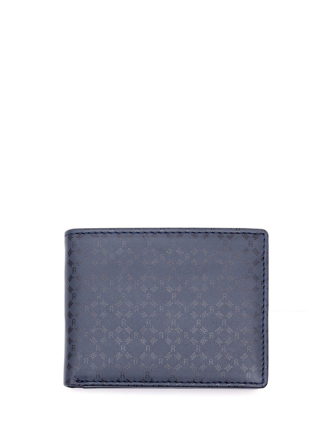 Buy RARE RABBIT Men Leather Embossed Monogram Two Fold Wallet - Wallets ...