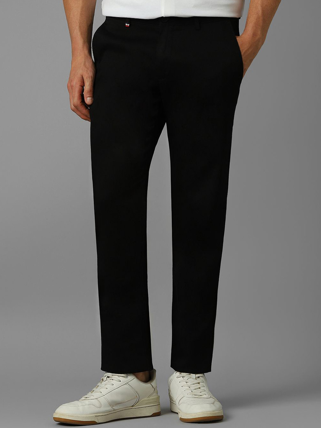 Buy Louis Philippe Sport Men Slim Fit Chinos Trousers - Trousers for ...