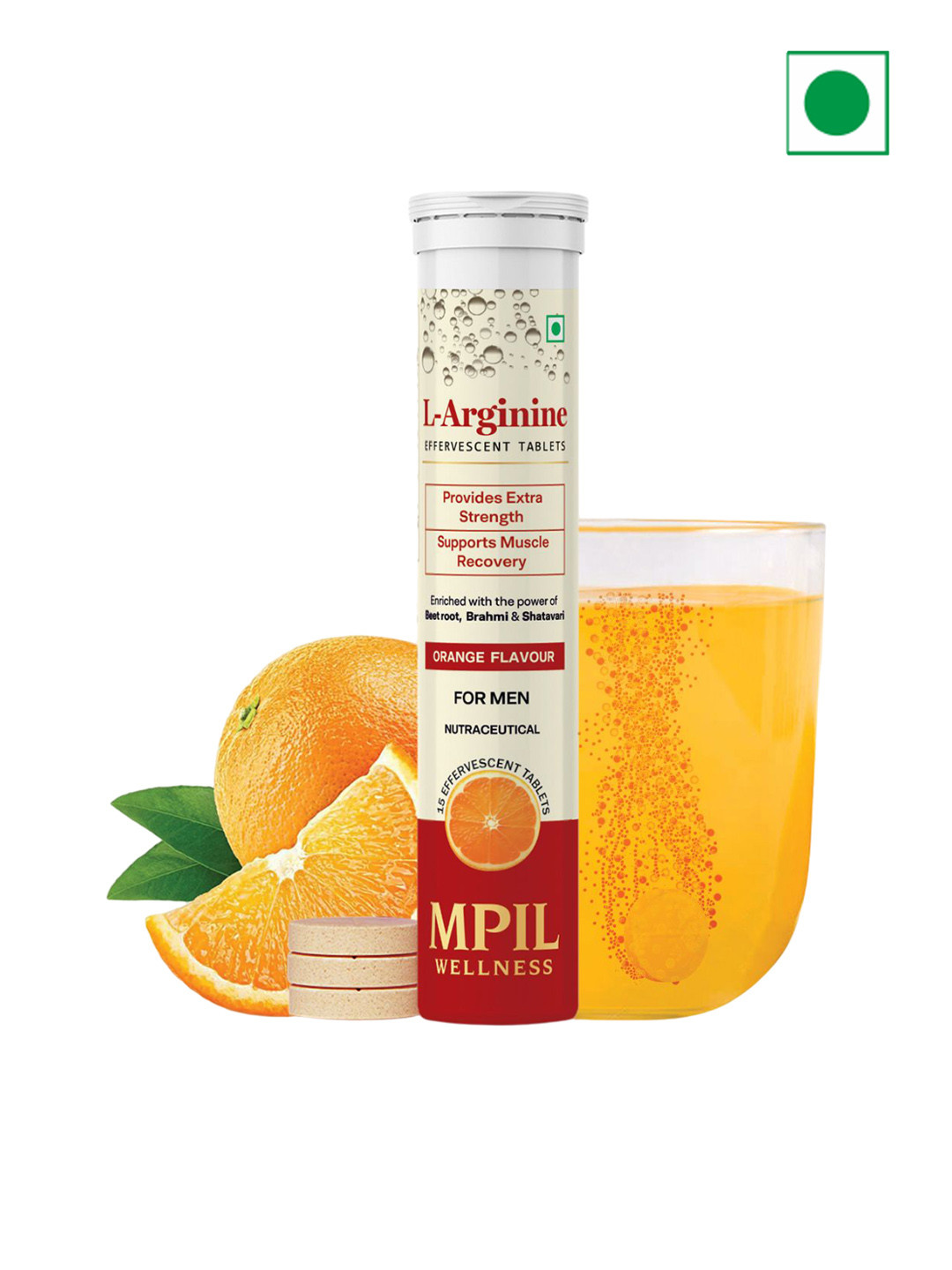 Buy MPIL WELLNESS L Arginine Set Of 3 Effervescent Tablets 15 Tab Each ...