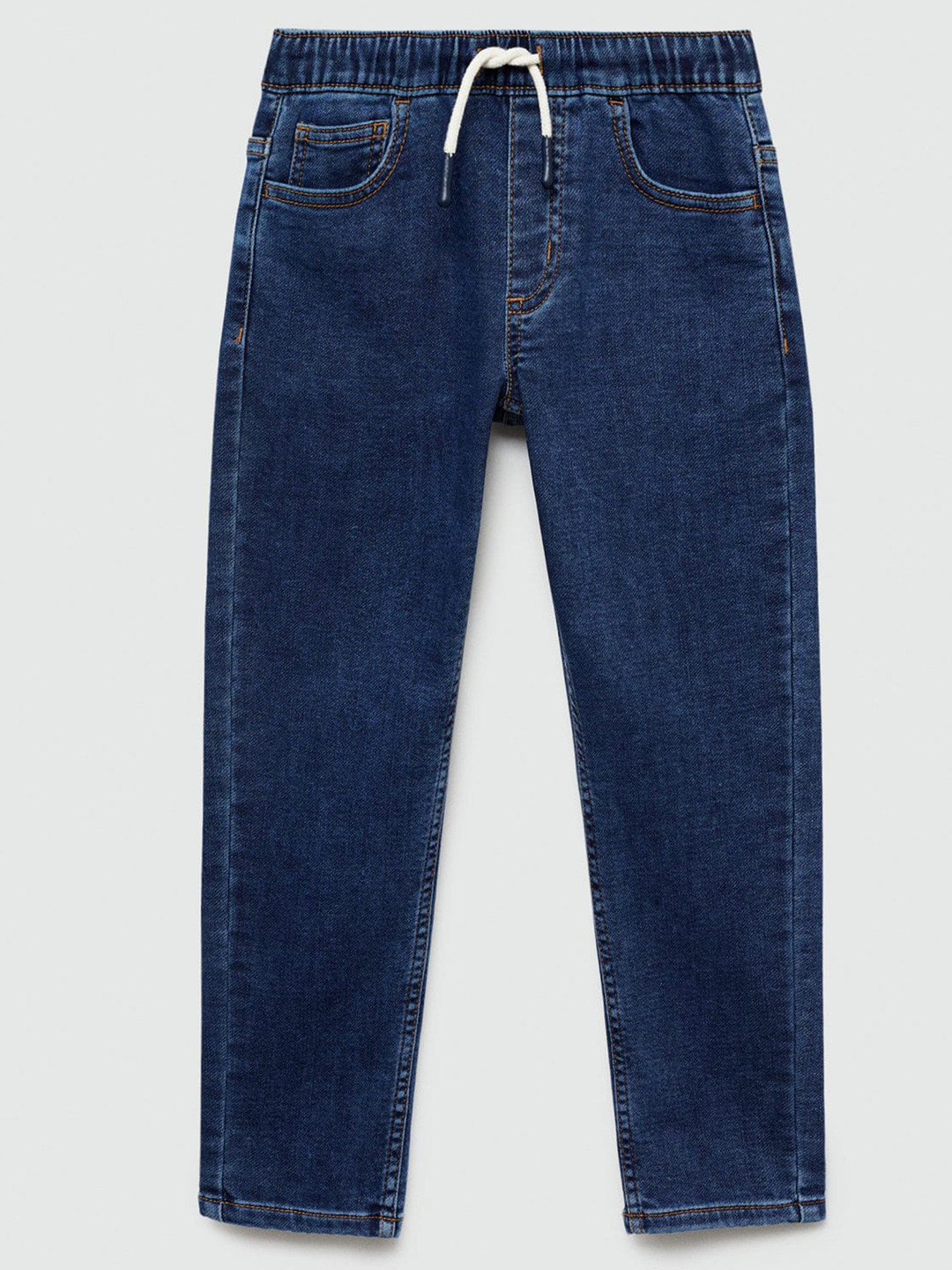 Buy Mango Kids Boys Light Fade Stretchable Jeans - Jeans for Boys ...