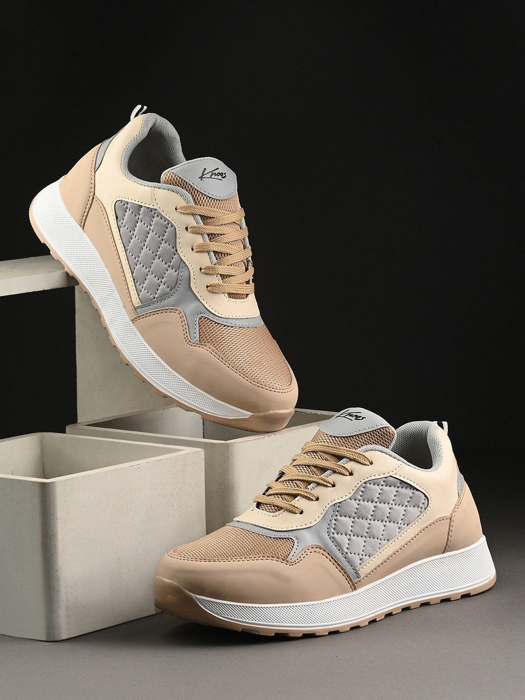 Buy Knoos Women Colourblocked Lightweight Sneakers - Casual Shoes for ...