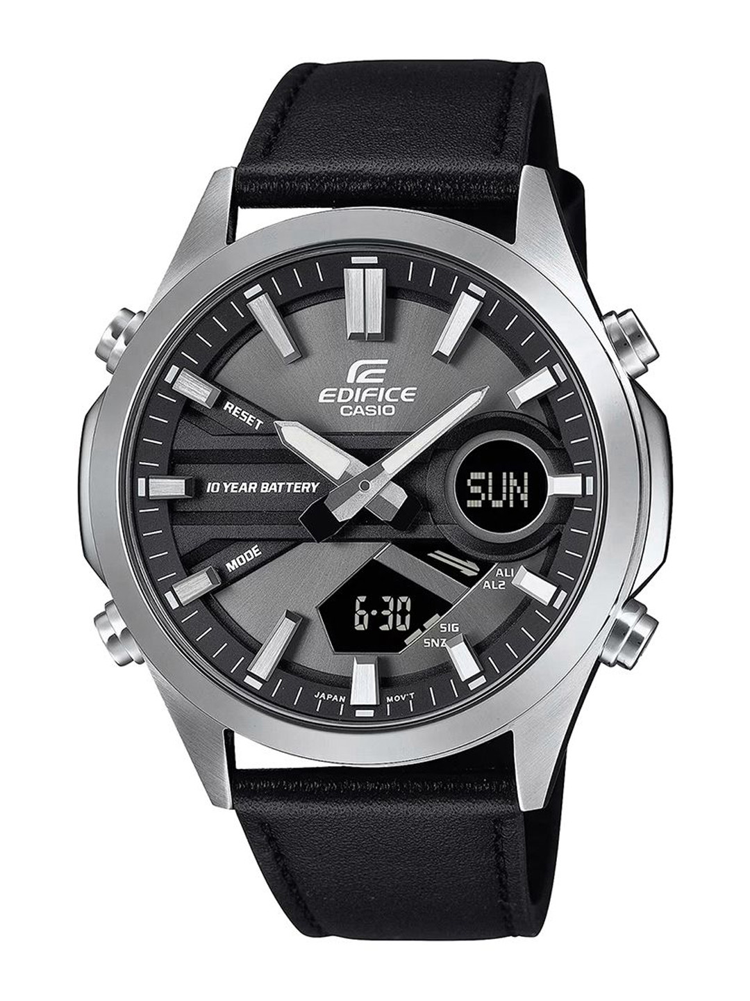 Buy CASIO Men Dial & Leather Cuff Straps Analogue And Digital ...