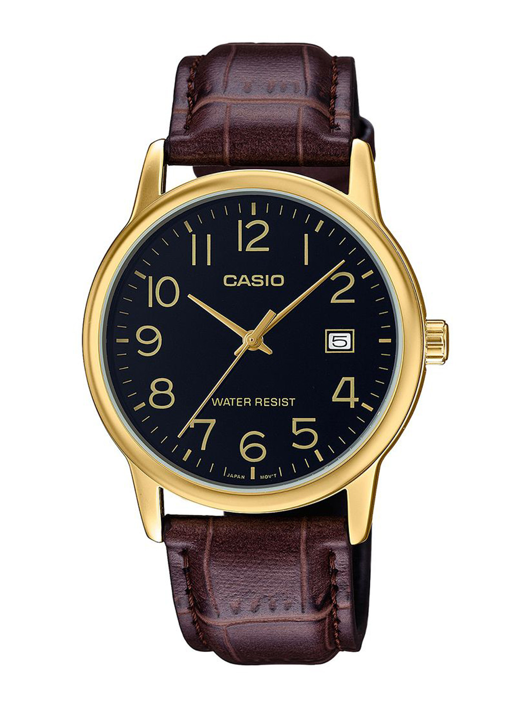 Buy CASIO Men Dial & Leather Cuff Straps Analogue Watch A2313 - Watches ...