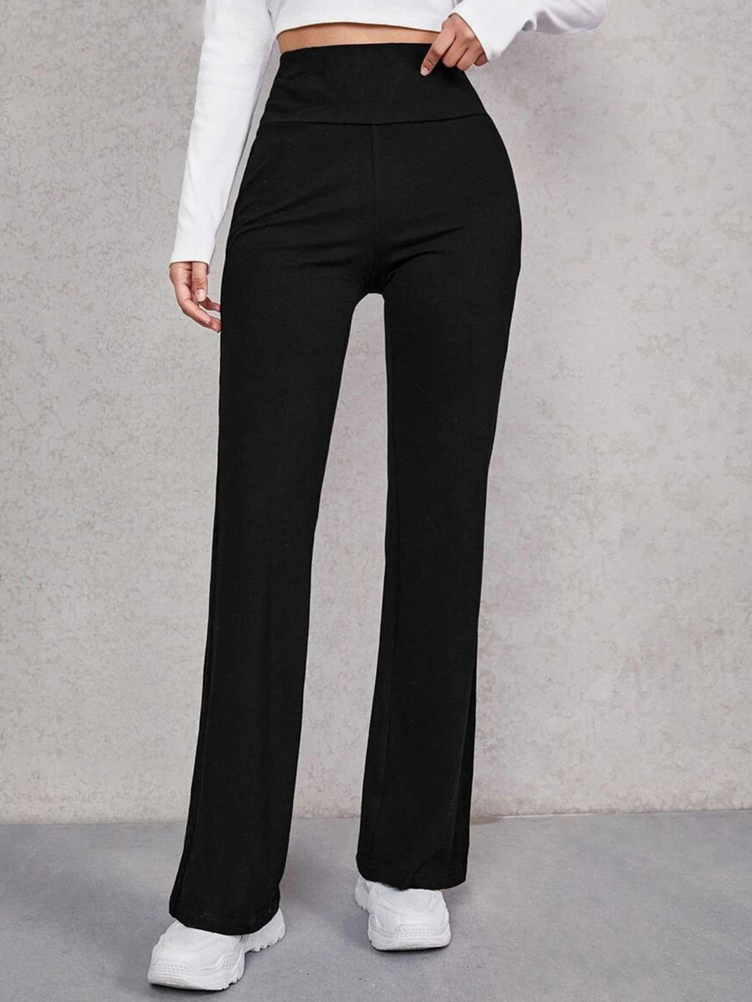 Buy Stylecast X Slyck Women Comfort Wrinkle Free Regular Fit Trouser ...