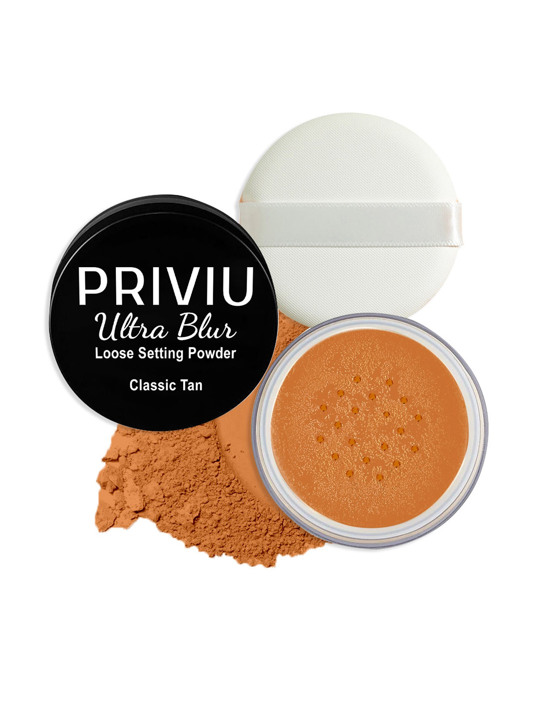 Buy PRIVIU Ultra Blur Loose Setting Powder 7 G Tan - Loose Powder for ...
