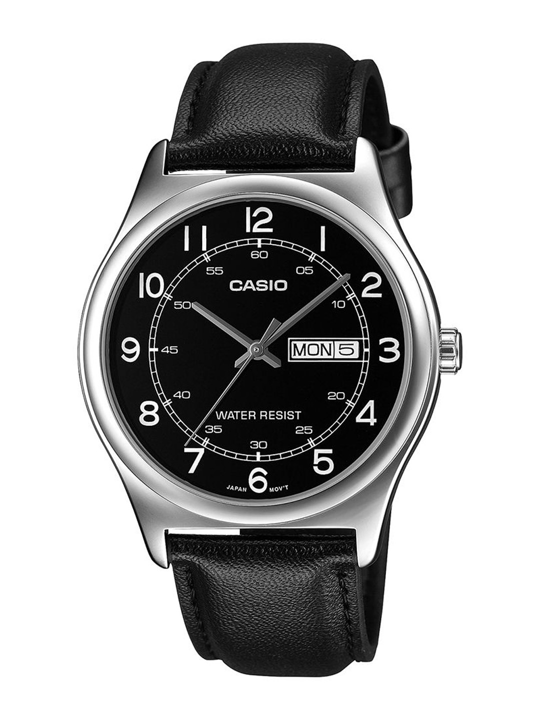 Buy CASIO Men Dial & Leather Cuff Straps Analogue Watch A2317 - Watches ...