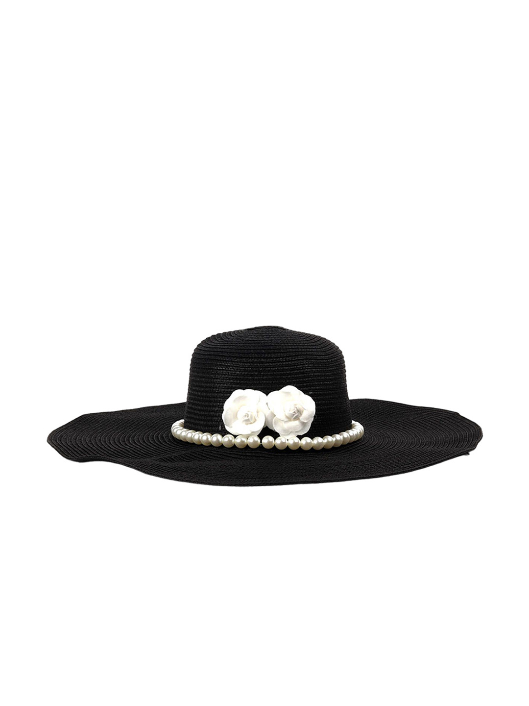 Buy ODETTE Women Black Self Design Bucket Hat - Hat for Women 30594116 ...