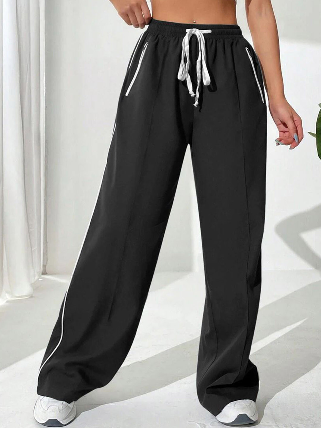 Buy Stylecast X Slyck Women Comfort Loose Fit High Rise Track Pant ...