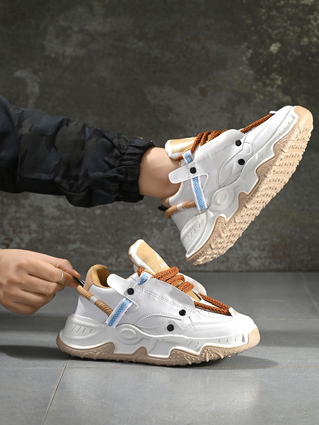 Buy AfroJack Men Colourblocked Sneakers - Casual Shoes for Men 30597276 ...