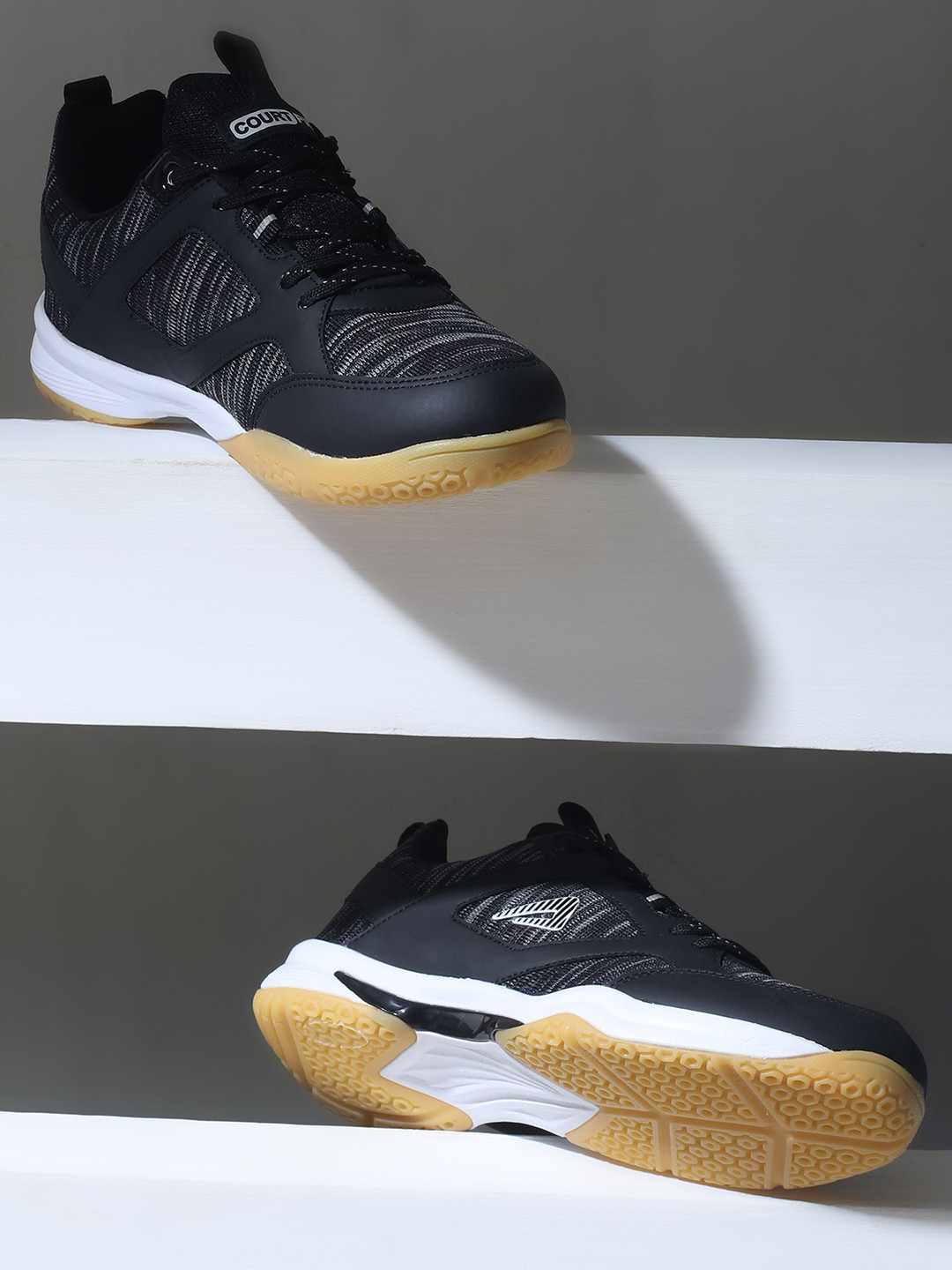 Buy IMPAKTO Echo Flash Men Mesh Non Marking Court Shoes - Sports Shoes ...