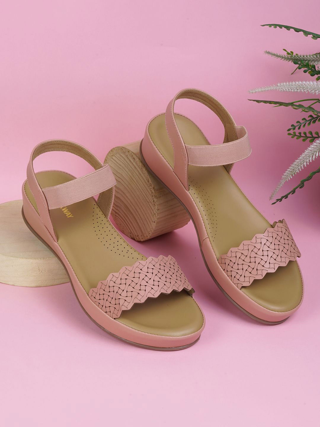 Buy WALKWAY By Metro Open Toe Wedge Heel Sandals - Heels for Women ...