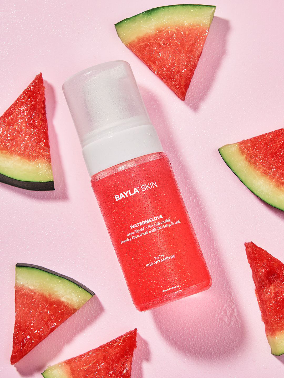 Buy Bayla Skin Watermelove Acne Shield Foaming Face Wash With 1% ...